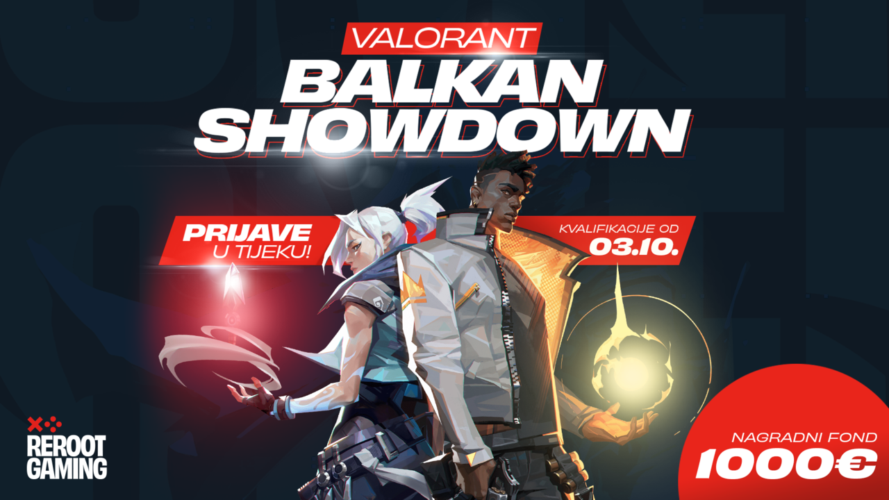 Reroot je domaćin 1000€ vrijednog VALORANT LAN-a! - Esport Adria